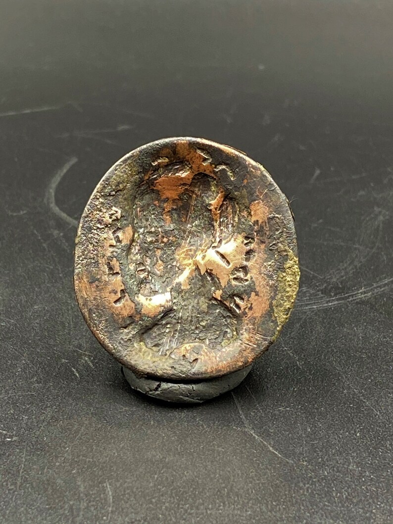 Old Ancient Antique Greco Bactrian Greek Bronze Stamp Seal - Etsy