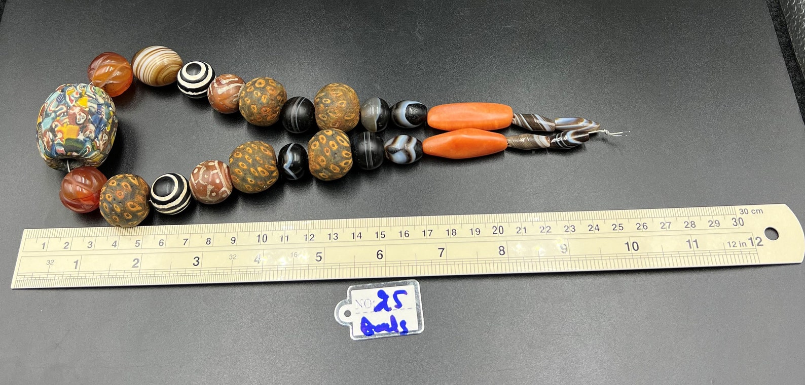 Zee Himalaya Dzi Asian Nepali Culture Carnelian Glass Agate Stone ...