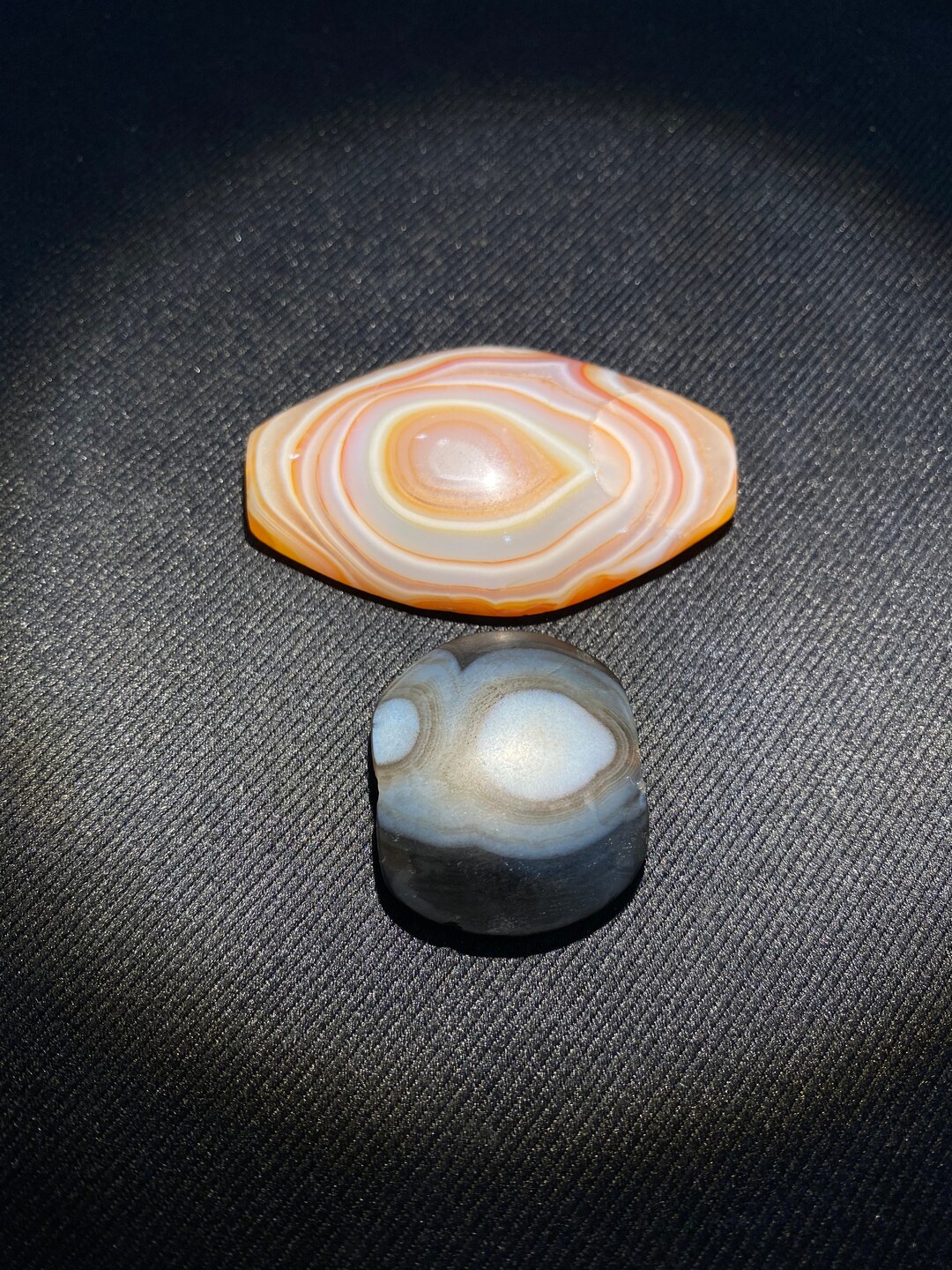 Vintage Antique Old Jewelry Greek Bactrian Banded Agate Beads - Etsy