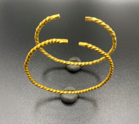 Ancient Greek Hellenistic Roman Gold Jewelry Bangles … - Gem