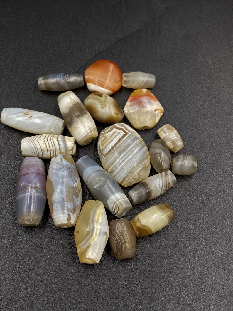 Old Antique Ancient Indo Greek Bactrian Banded Agate Carnelian - Etsy