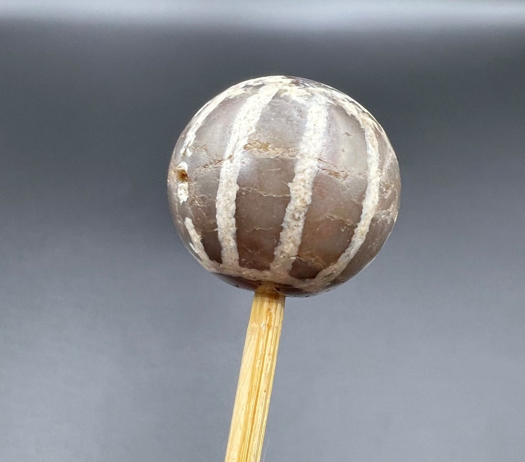 Himalayan Nepali Indo Tibet Phum Zee Dzi Amulet Agate Stone Bead ...