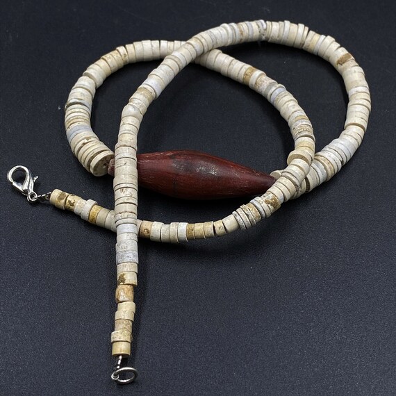 Old Antique Ancient Shell and Jasper Indus valley be… - Gem