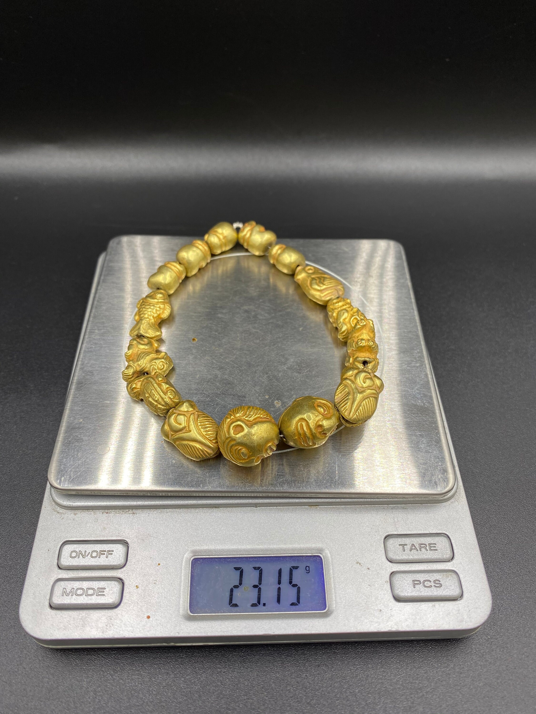 Old Antique Ancient Gold Animals Figures Beads From Pyu Period | Etsy