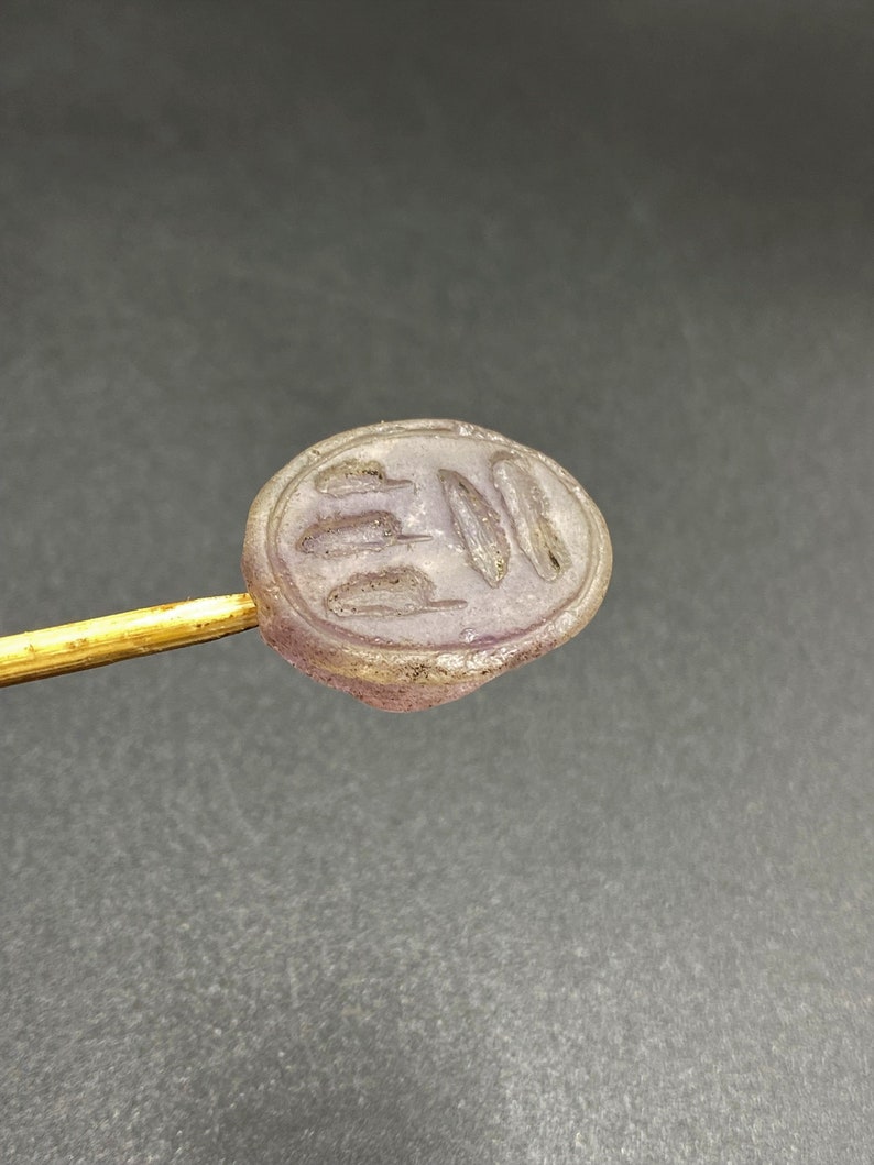 Art Antique Ancient Egyptian Scarab Stamp Seal Beads Amulet Engraved ...