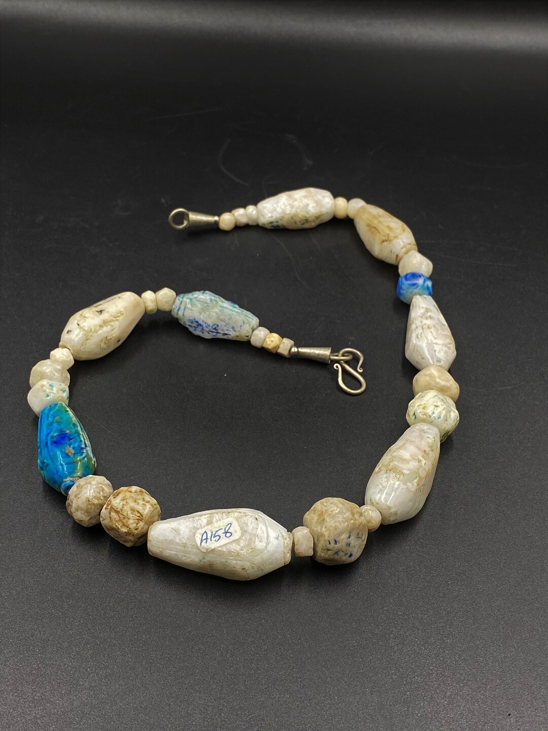 Old Ancient Antique Indo Greco Bactrian Rare Glazed Quartz Old Beads ...
