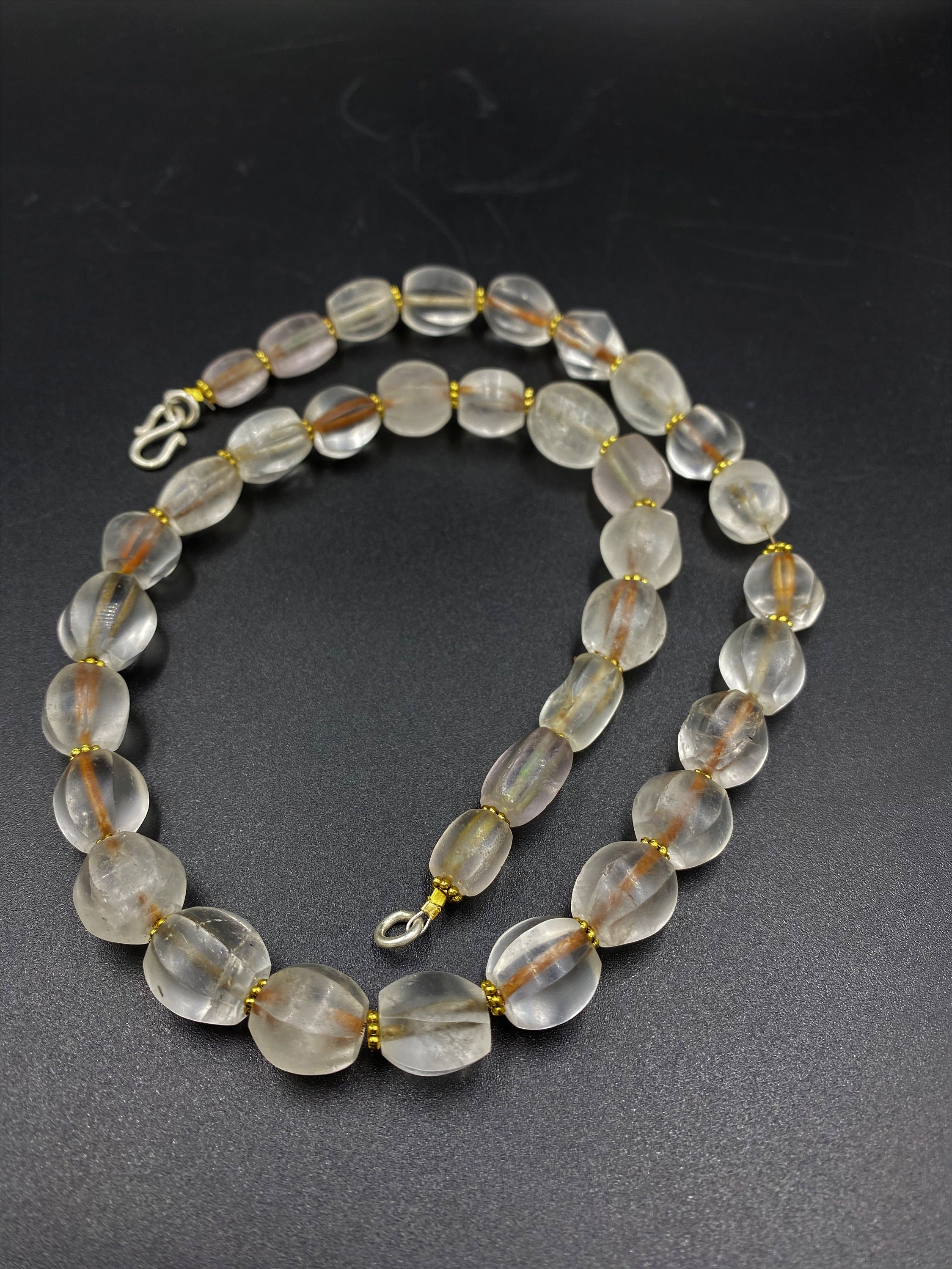 Old Ancient Antique Crystals Quartz Beads Necklace - Etsy