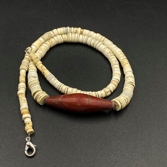 Old Antique Ancient Shell and Jasper Indus valley be… - Gem