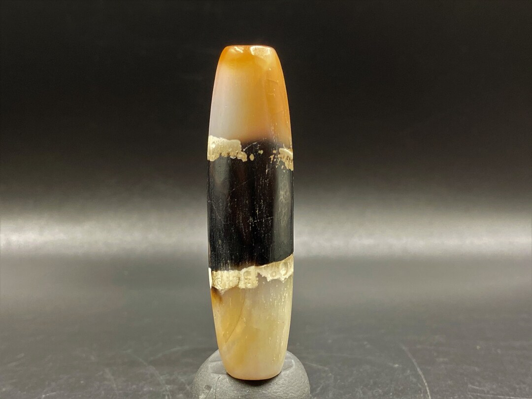 Nepalese Tibet Bhutan Lucky Tian Zhu Dzi Zee Agate Stone Himalayan ...