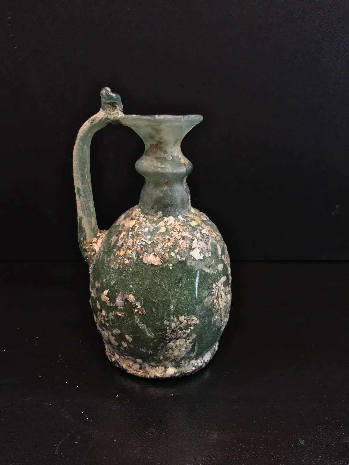 Large Ancient Roman Glass Perfume Bottle Iridescent Excellent - Etsy