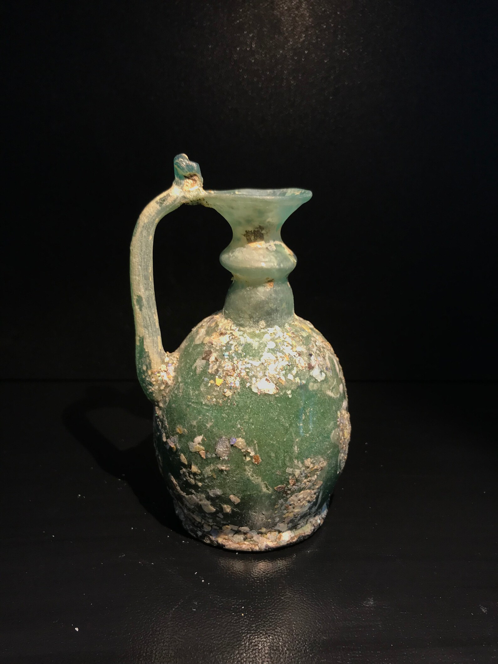 Large Ancient Roman Glass Perfume Bottle Iridescent Excellent - Etsy