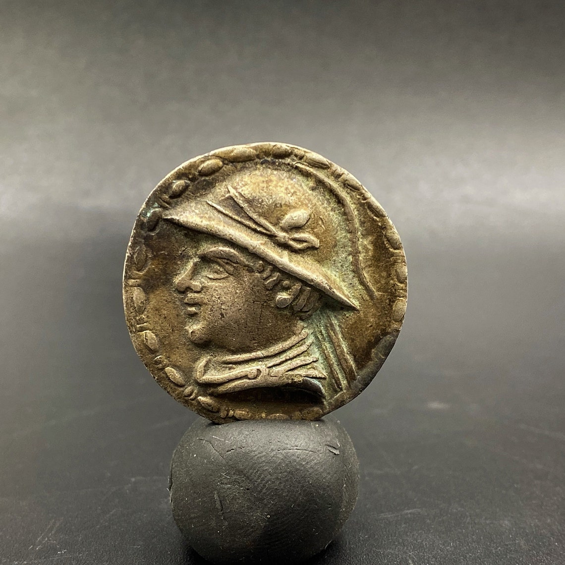 Coin Silver Old Ancient Antique Indo Greek Greco Bactrian - Etsy