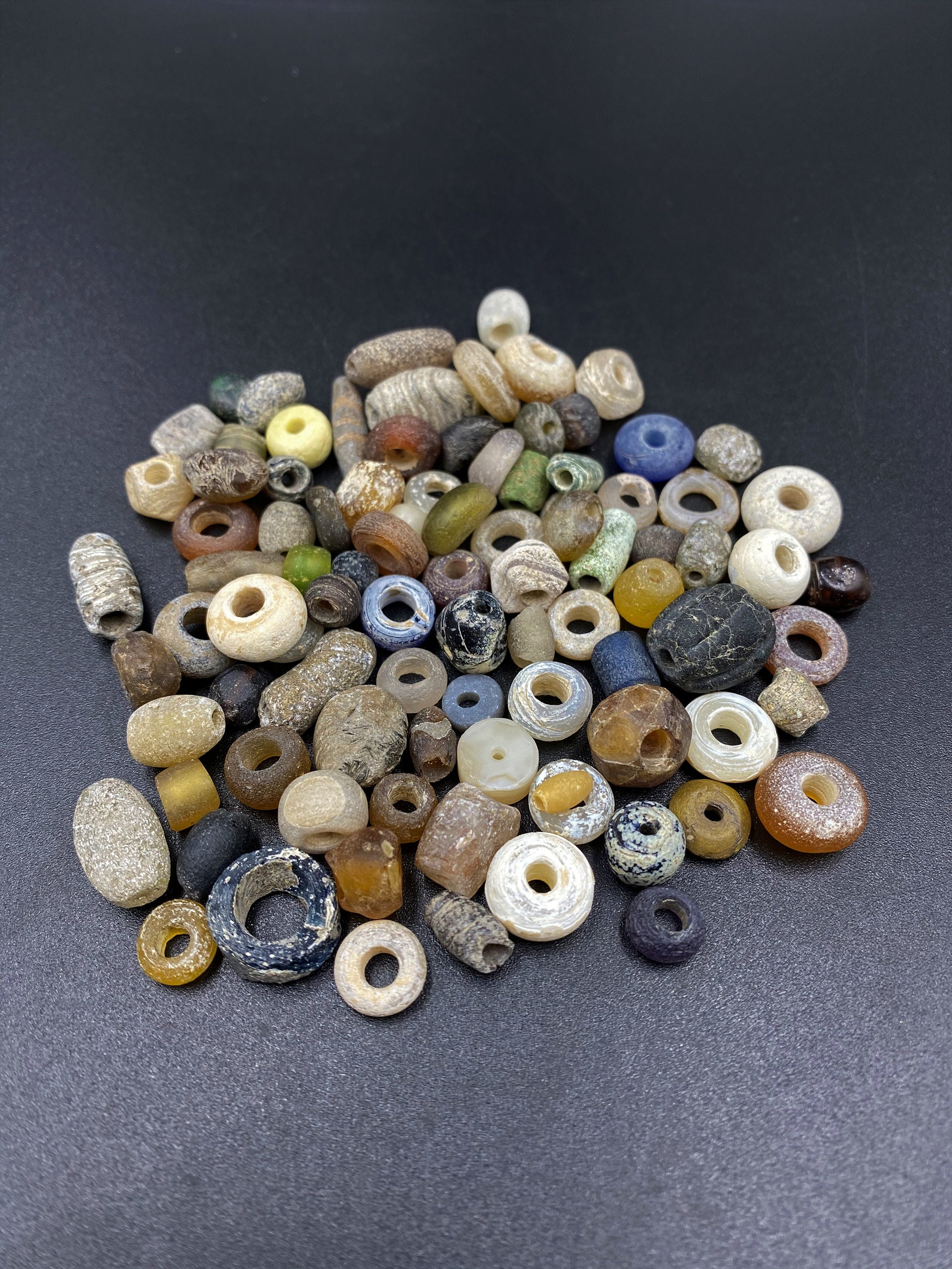 Old Antique Ancient Roman's Rare Glass Beads Top quality | Etsy