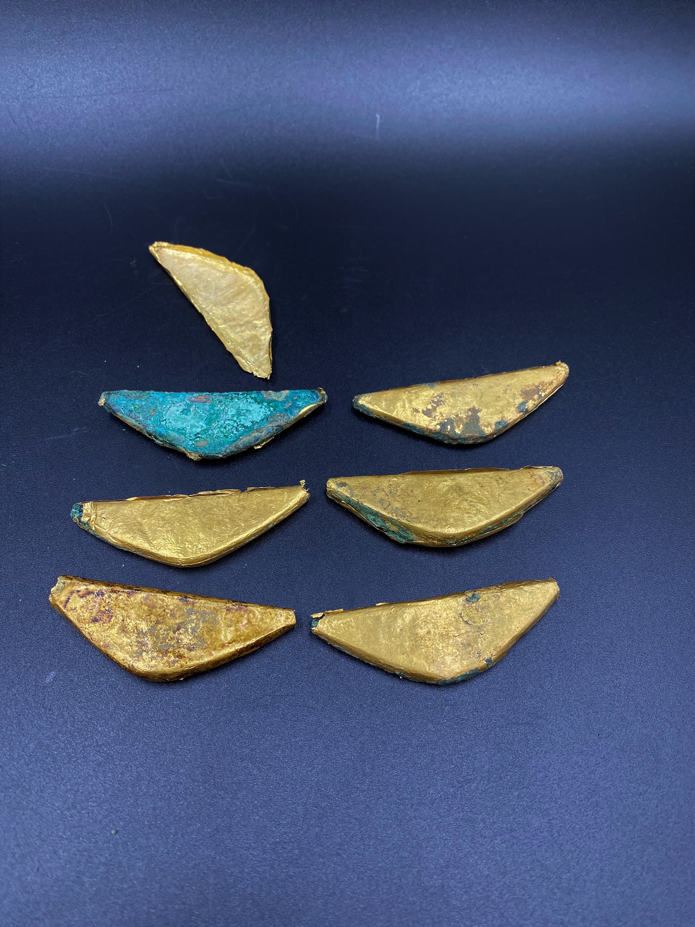 Old Antique Gold and Bronze Amulet Pendant Beads From Ancient | Etsy