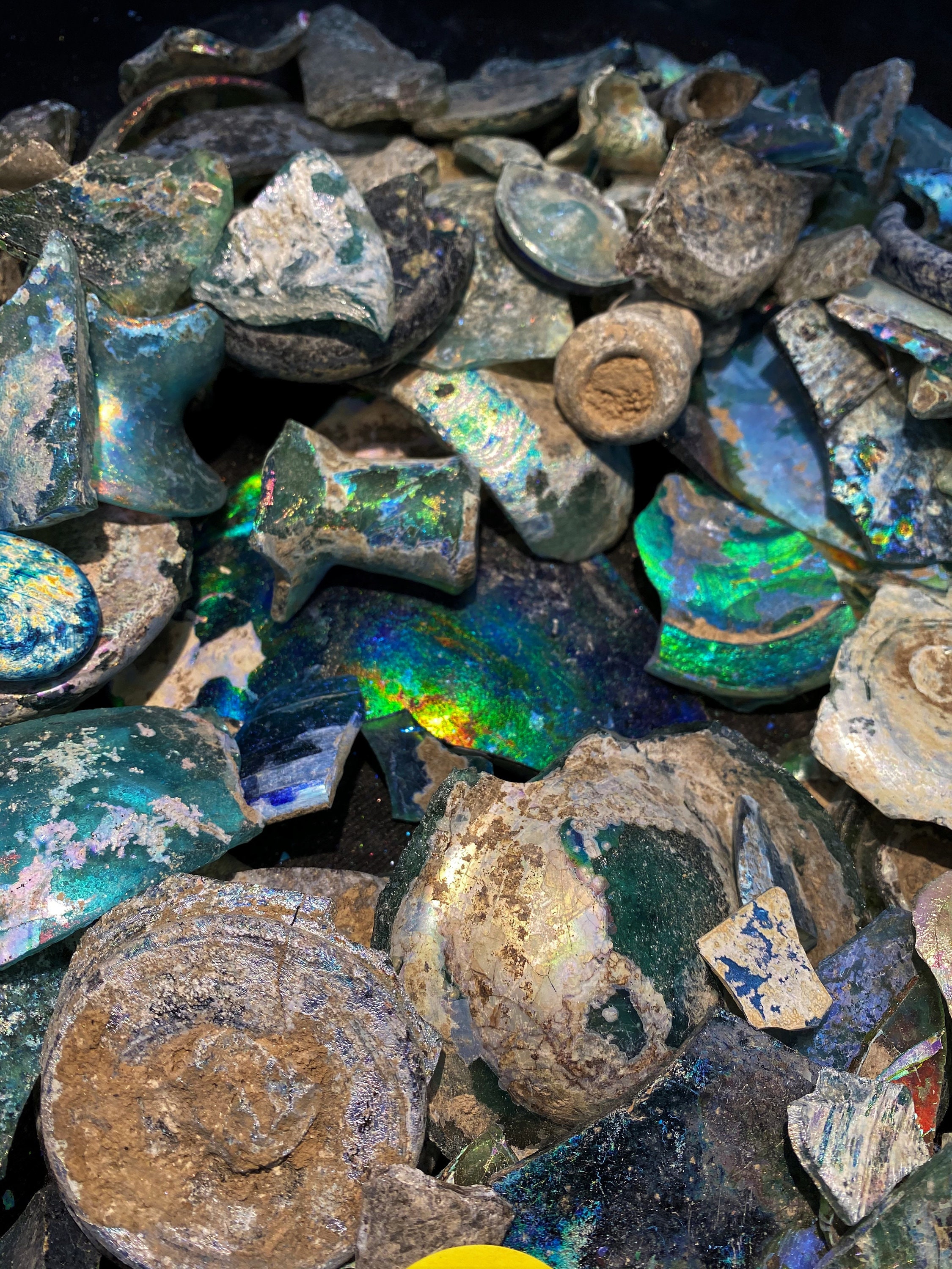 Roman Glass Fragments 1st Century AD | Etsy