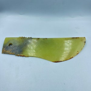 Chines Jade Bi Dagger Blade Knife Sword Late Shang Dynasty 1200-771 BC ...