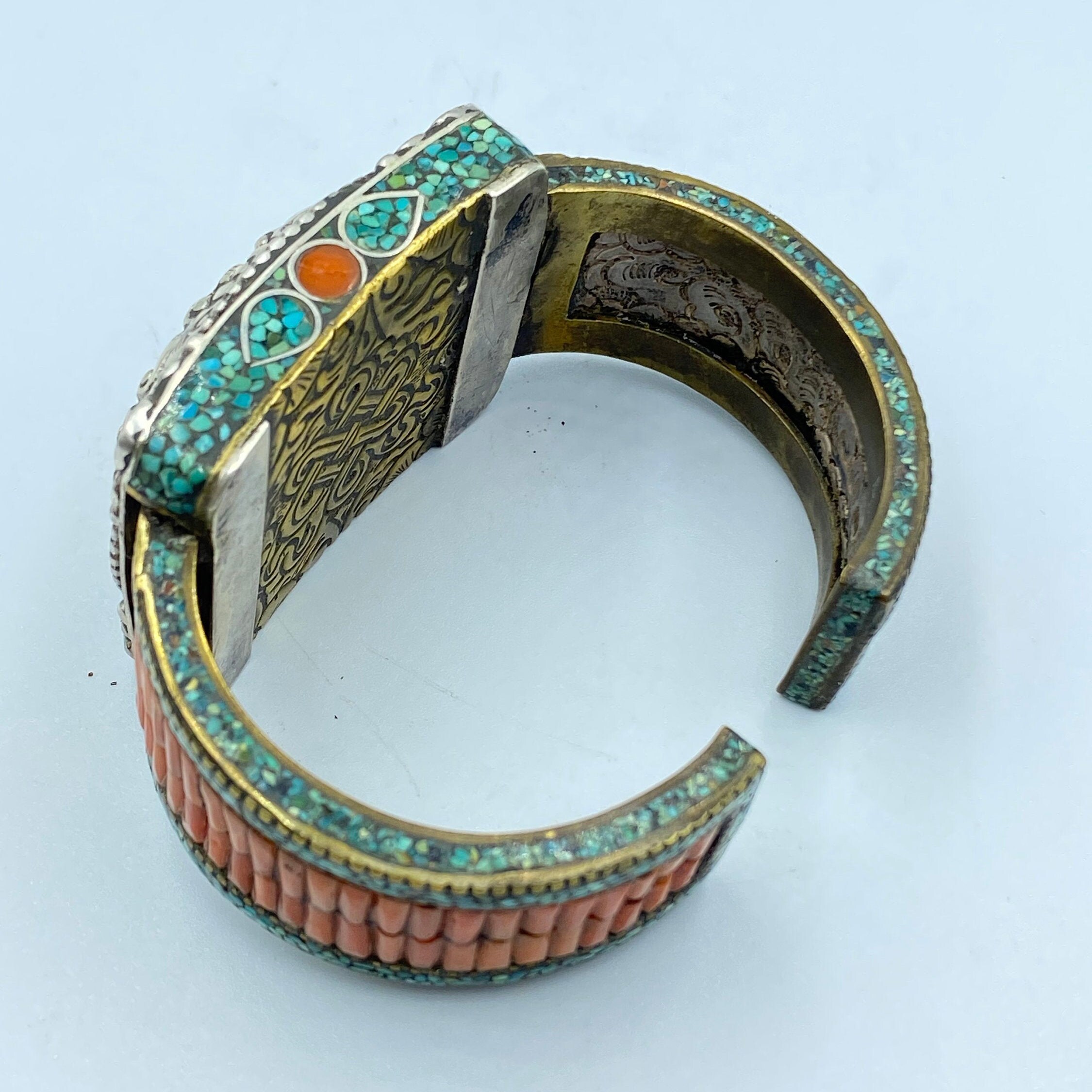 Antique Hand Made Nepali Tibetan Vintage Jewelry Silver Coral - Etsy