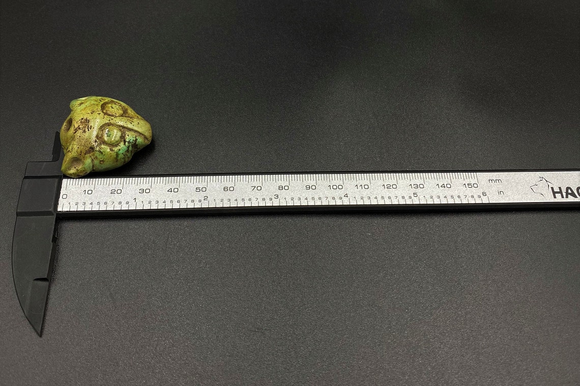 Ancient Chines Han Dynasty Turquoise Bead Pendant Engrave Wild - Etsy