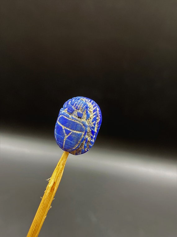 Ancient Egyptian Art Scarab Stamp Seal Bead Amulet Je… - Gem