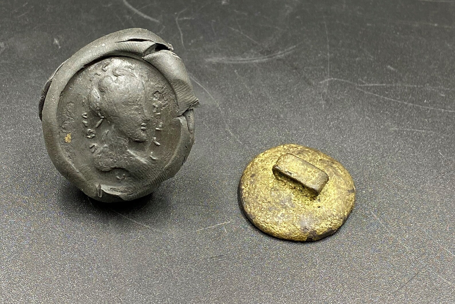 Old Ancient Antique Greco Bactrian Greek Bronze Stamp Seal - Etsy