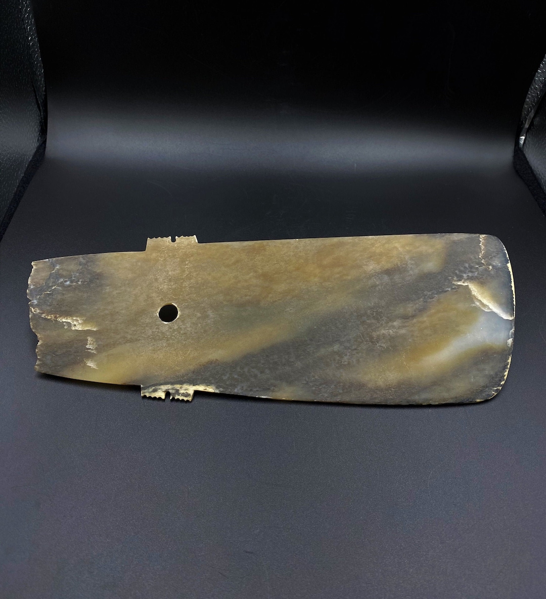Ancient Chines Jade Bi Dagger Blade Knife Sword Late Shang Dynasty 1200 ...