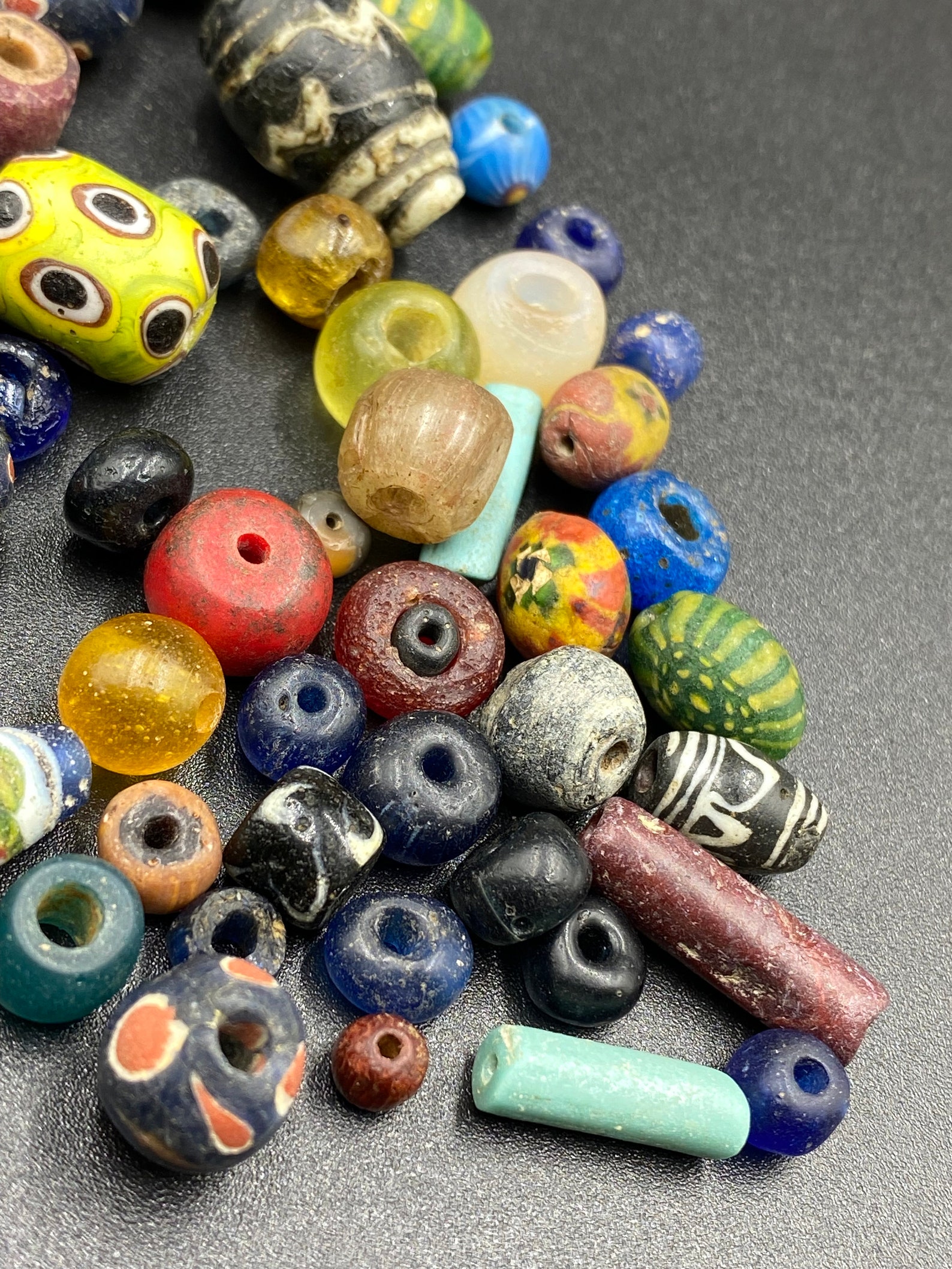 Middle East Antique Vintage Trade Glass Beads Ancient Mamluk - Etsy