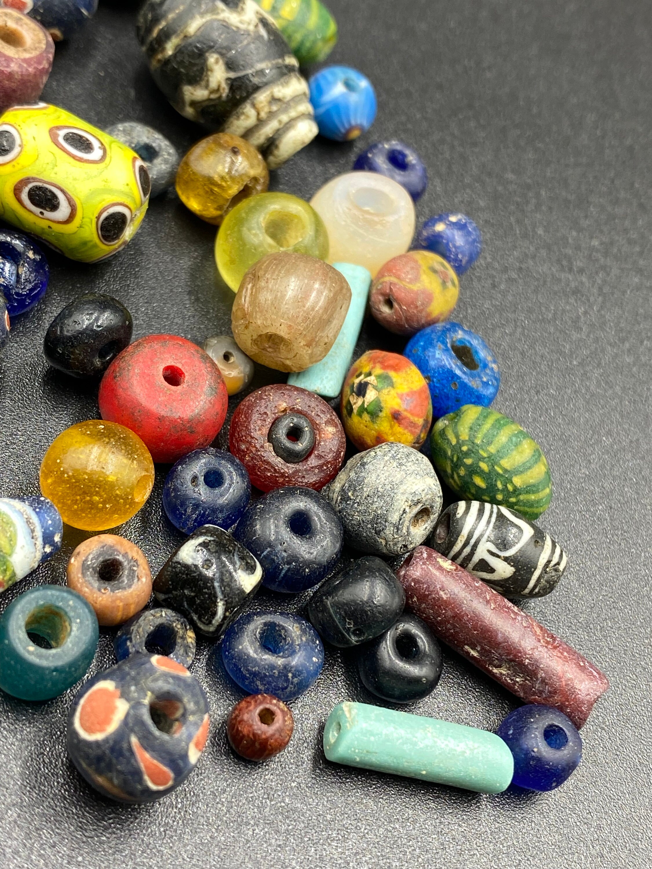 Middle East Antique Vintage Trade Glass Beads Ancient Mamluk - Etsy