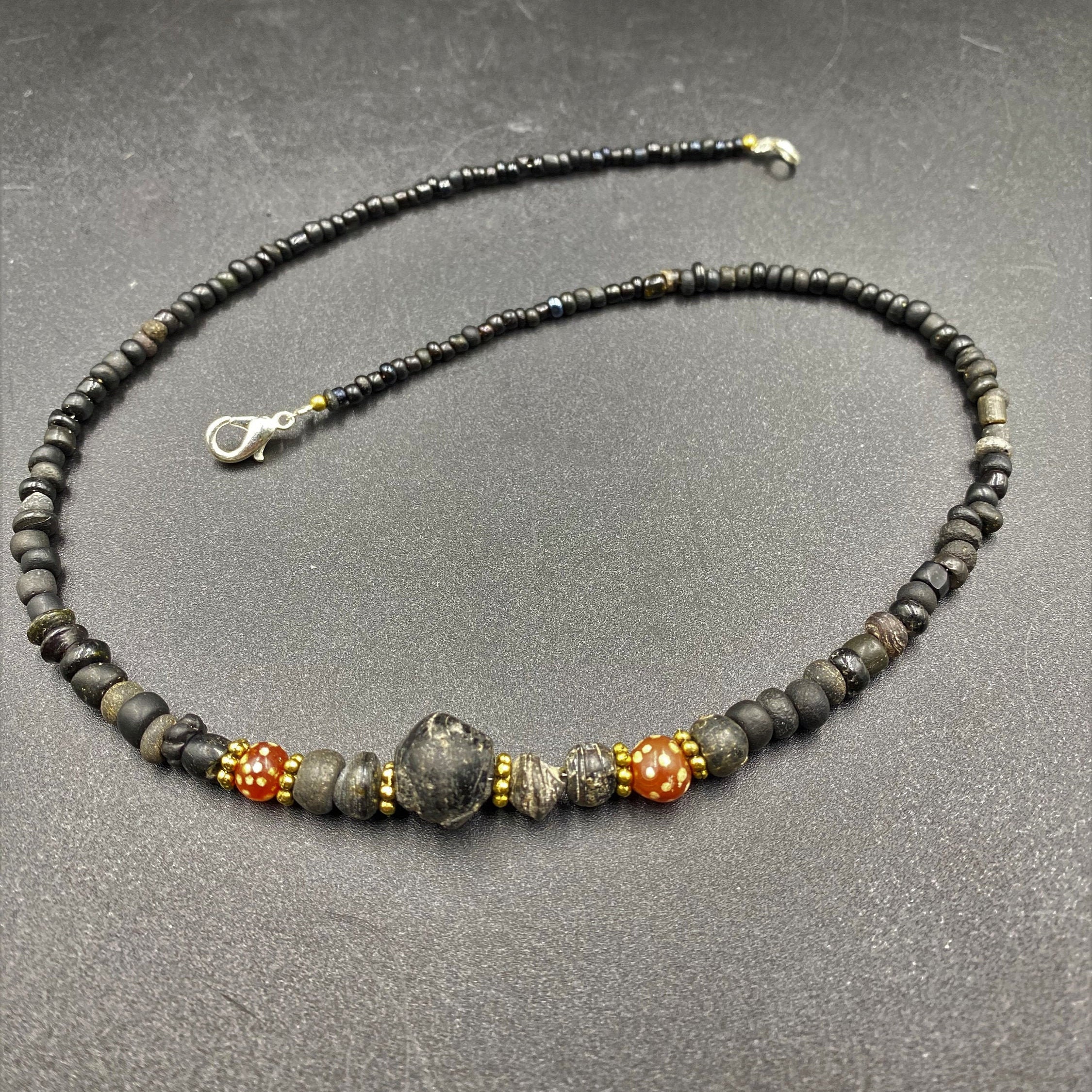 Trade Old Ancient Antique Jewelry Glass Beads From Ancient Roman's ...