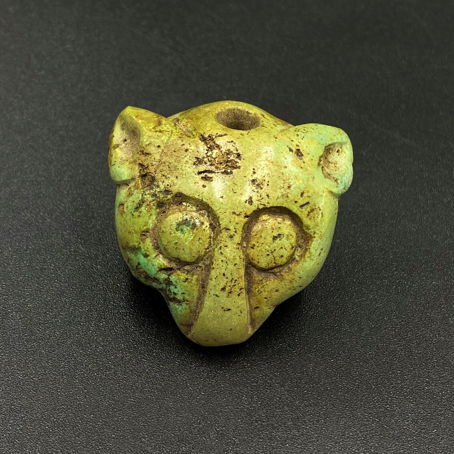 Ancient Chines Han Dynasty Turquoise Bead Pendant Engrave Wild - Etsy