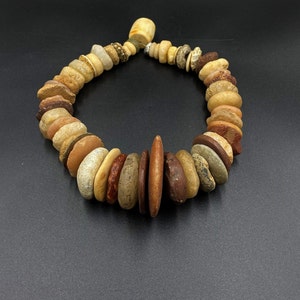 Ancient Stone Age Jewelry Beads Made of Carnelian, Rock Crystals ,rock ...