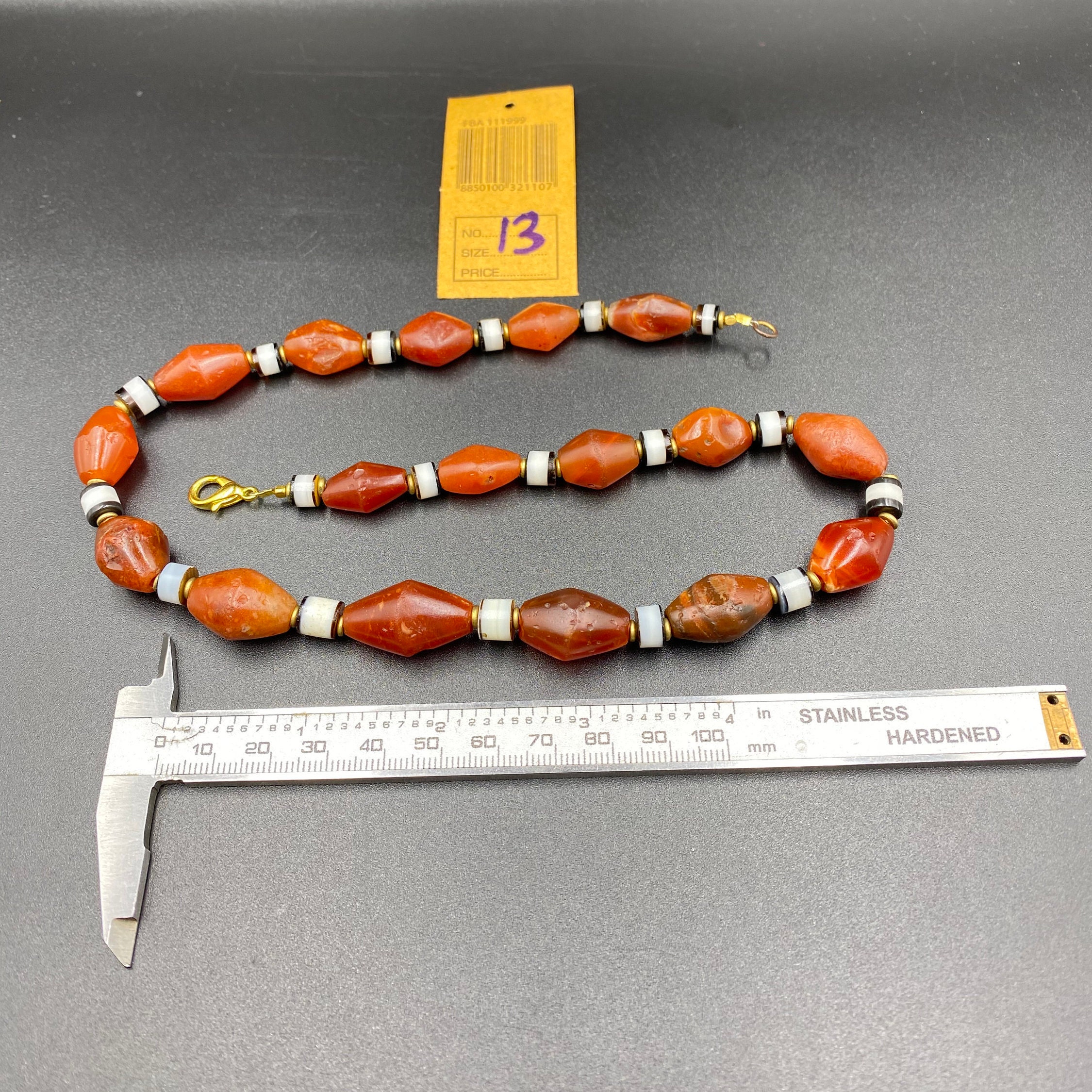 Himalayan Old Beads From Ancient Indo-tibetan Agate Beads - Etsy