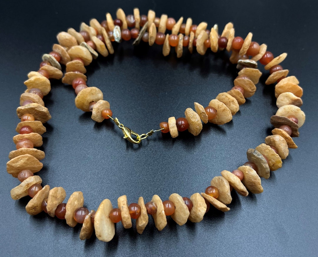 Ancient Neolithic Stone Age Rock Quartz Carnelian Trade Jewelry Old ...