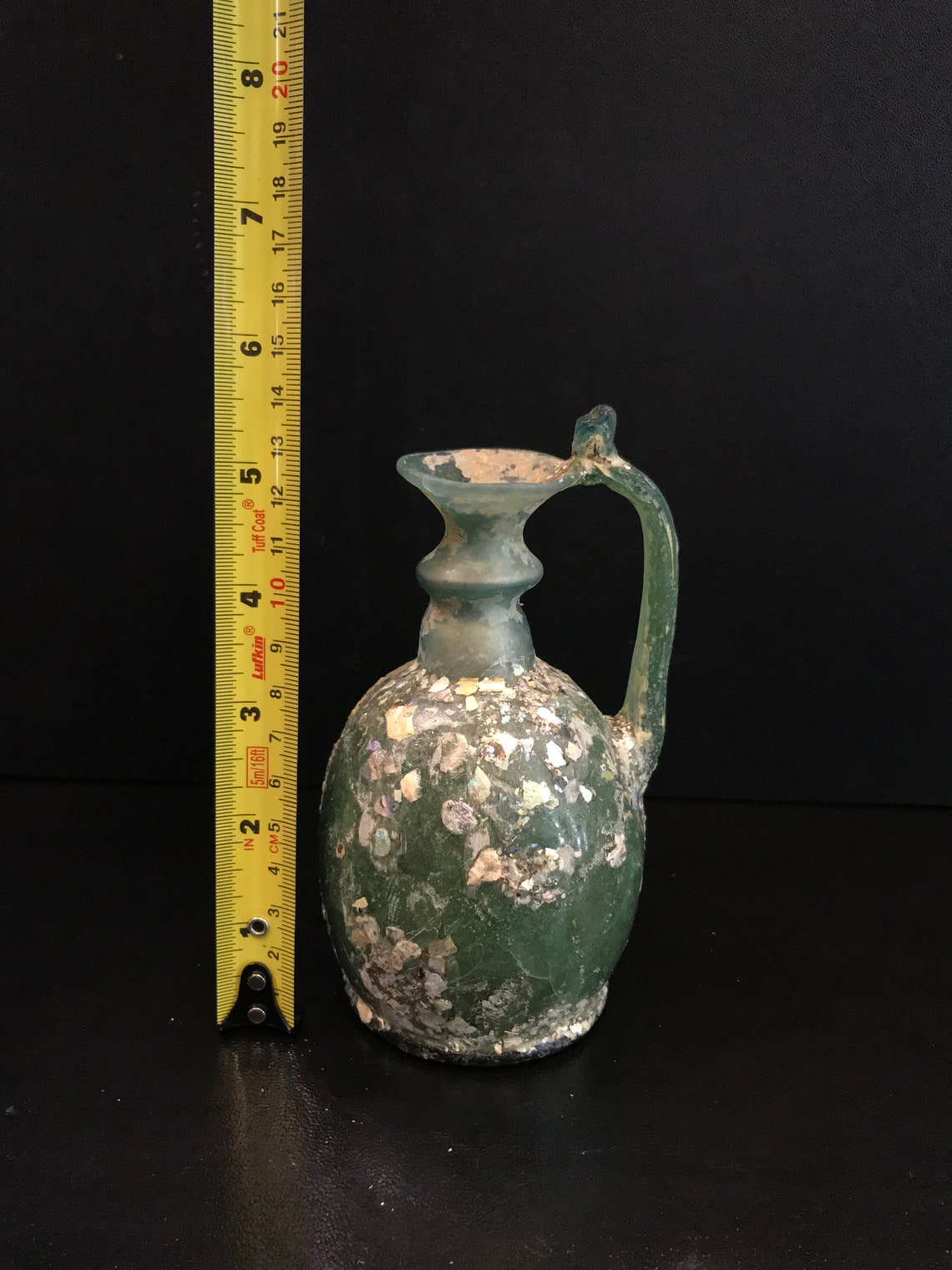 Large Ancient Roman Glass Perfume Bottle Iridescent Excellent - Etsy