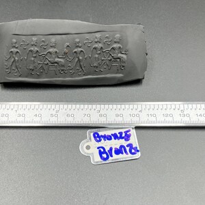 Old Antique Ancient Near Eastern Bactrian Roman Greek Bronze Stamp ...