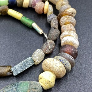 Old Antique Ancient Roman's Rare Glass Beads Top Quality Necklace - Etsy