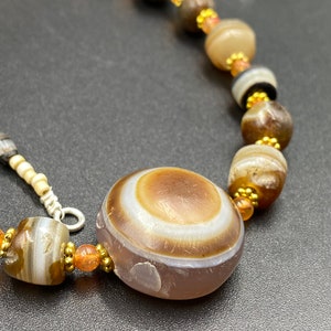 Himalayan Luk Mik and Rami Medicine Beads Mala Old Antique Indo Tibetan ...