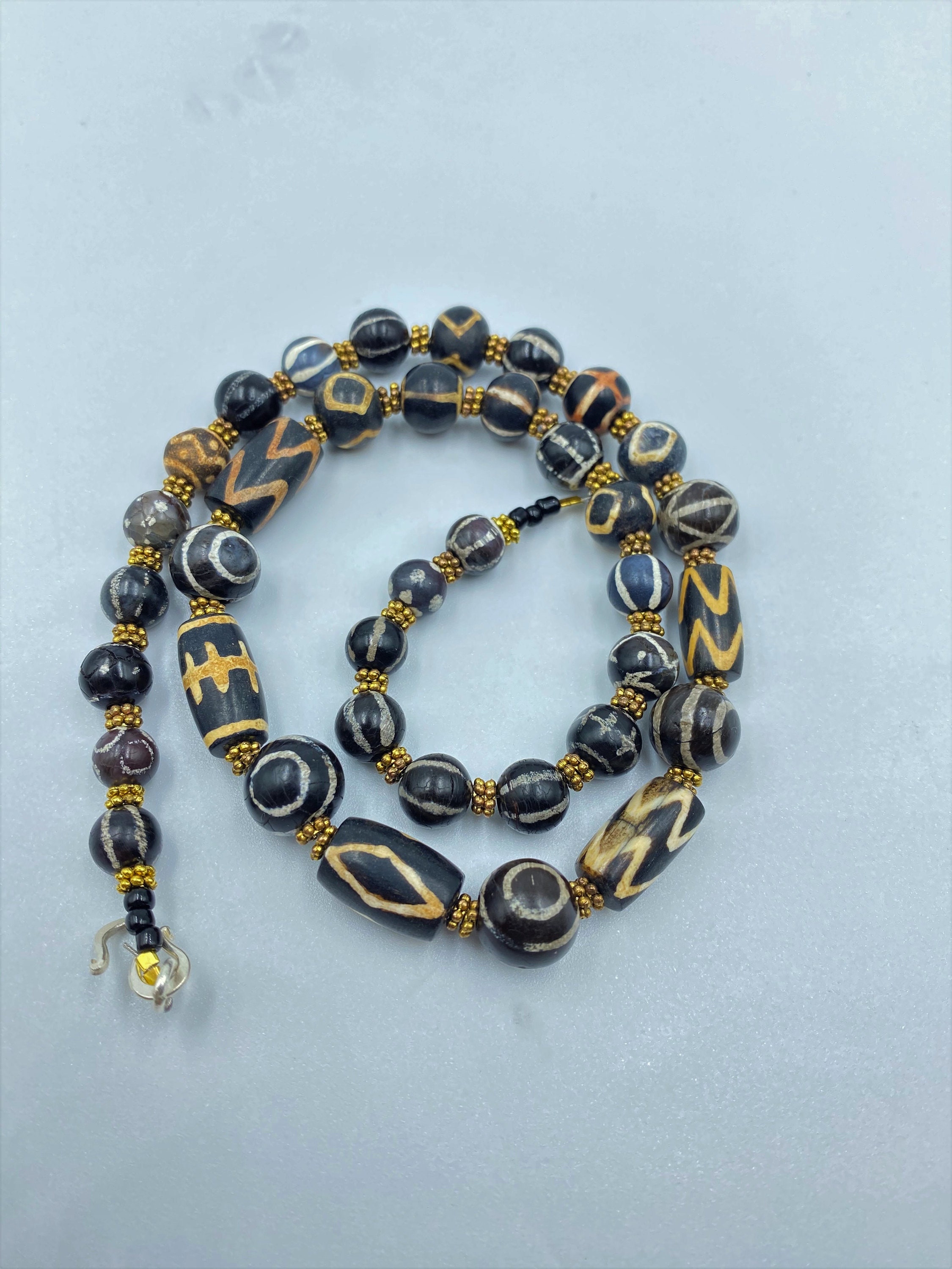 Old Antique Ancient Pyu Culture Dynasty Period Etched Amulet Jewelry ...