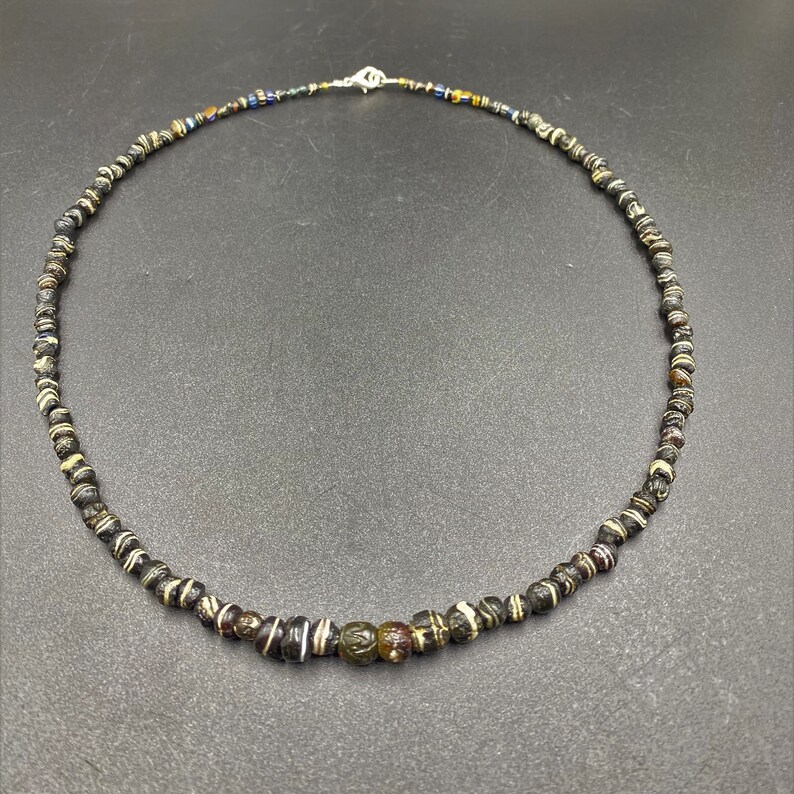 Old Jewelry Trade Cultural Gabri Beads of Glass Necklace From - Etsy
