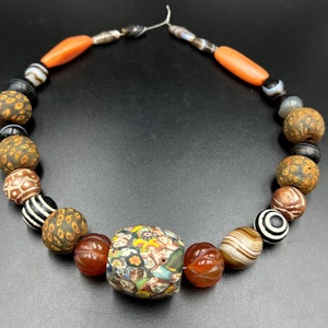 Zee Himalaya Dzi Asian Nepali Culture Carnelian Glass Agate Stone ...