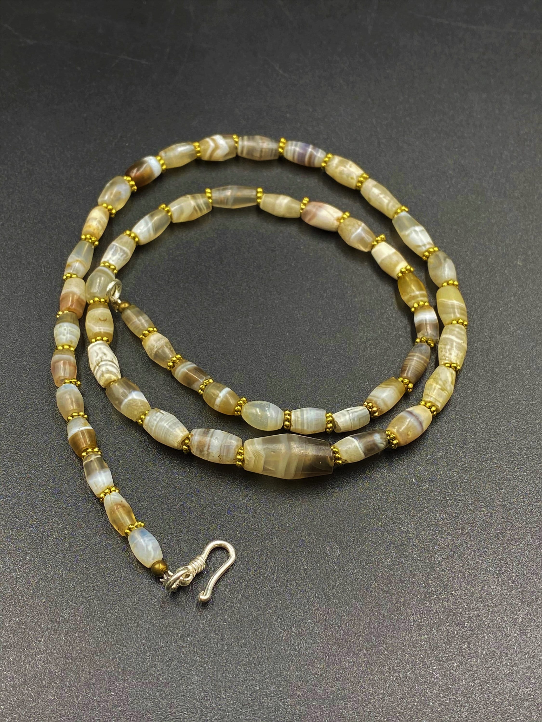 Antique Old Indo Greco Bactrian Ancient Agate Beads 256 BC - Etsy