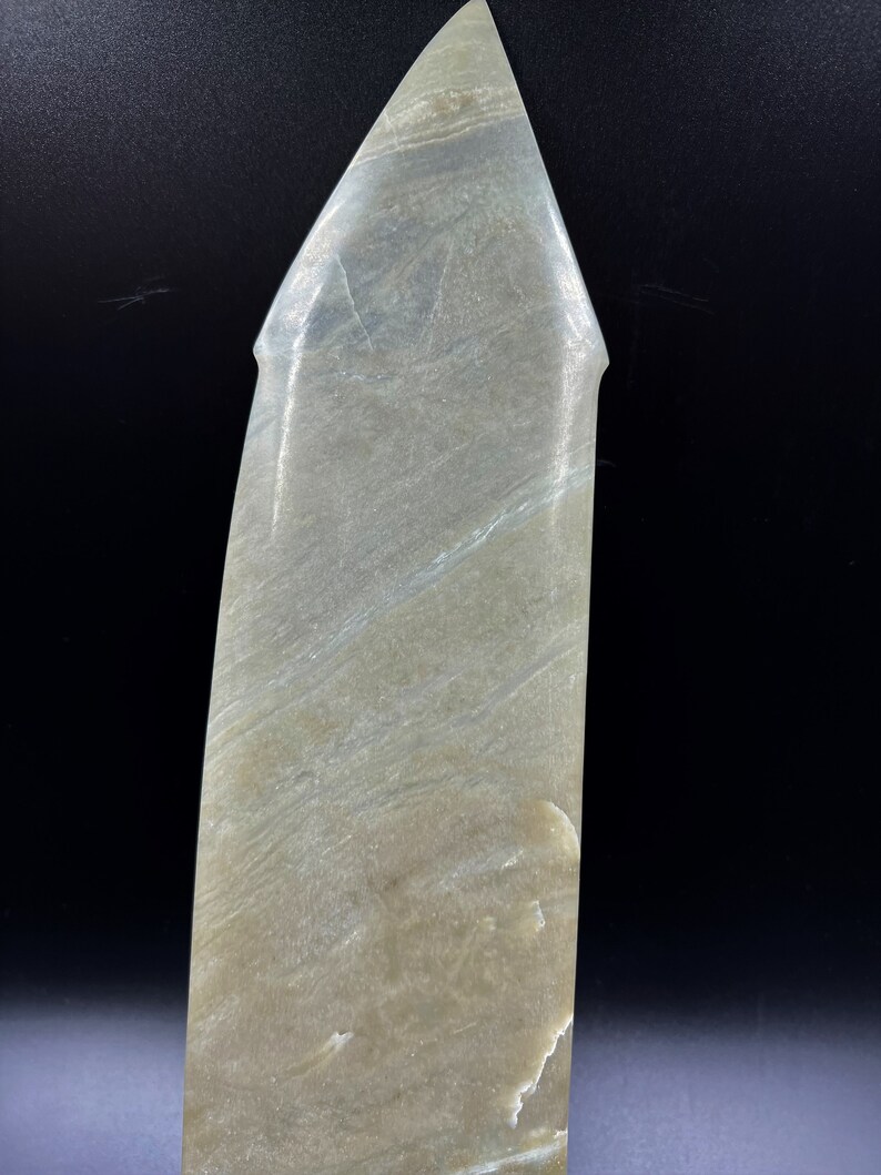 JADE STONE NEOLITHIC Stone Age Art Chines Dynasty Knife Dagger Asian ...