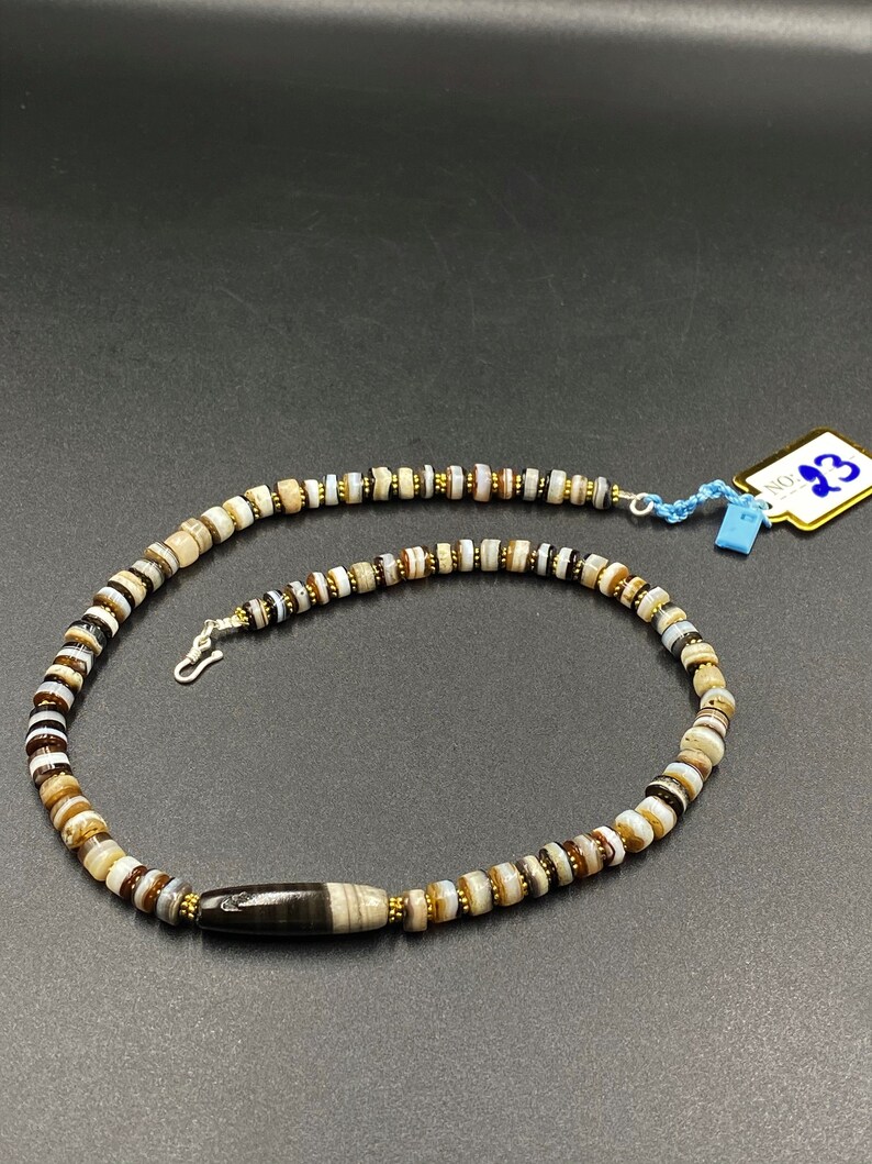 Old Antique Himalayan Ancient Disk Shape Indo Tibetan Banded - Etsy