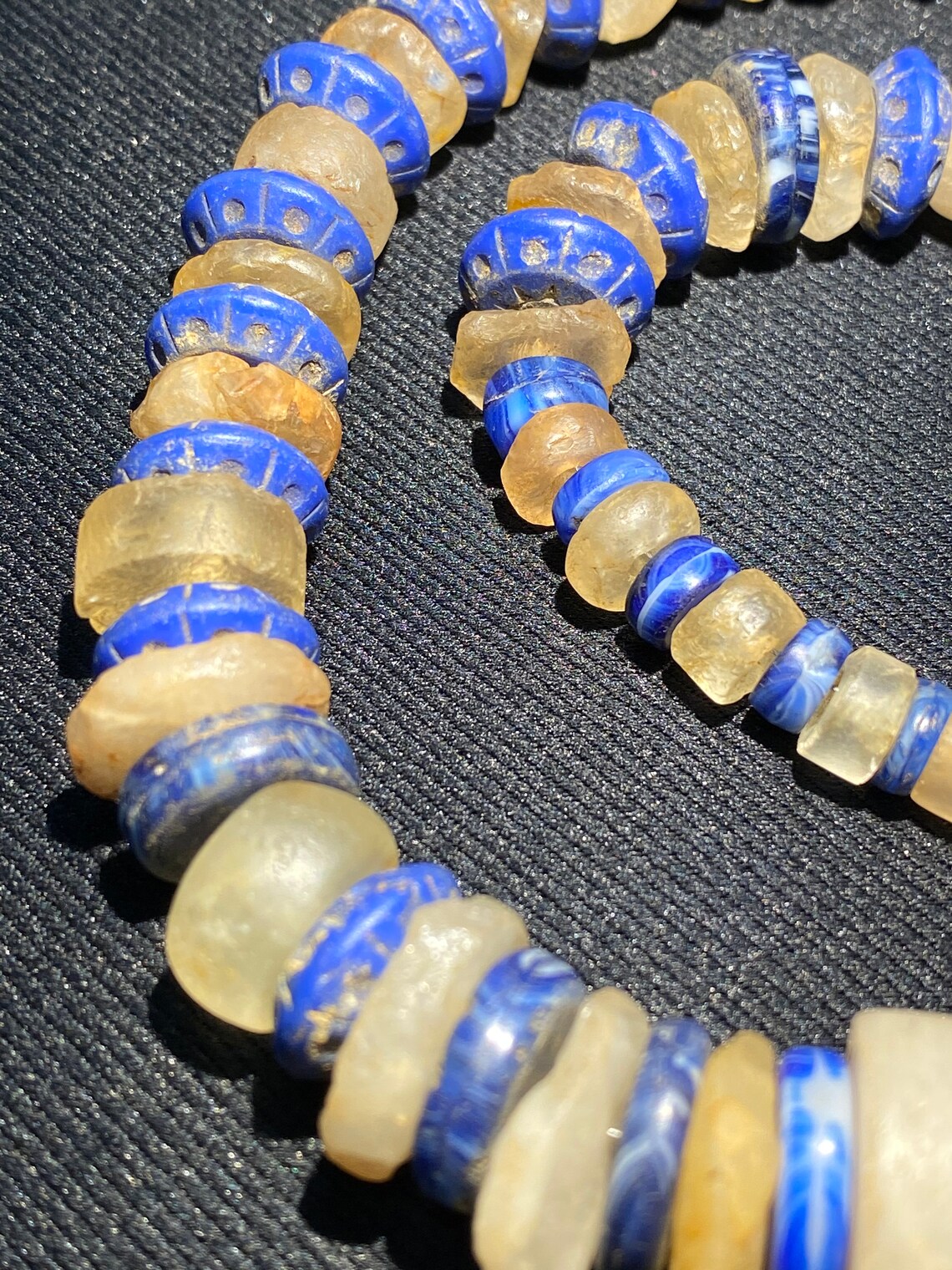 Ancient Crystal Quartz Beads Necklace Neolithic Period Jewelry - Etsy