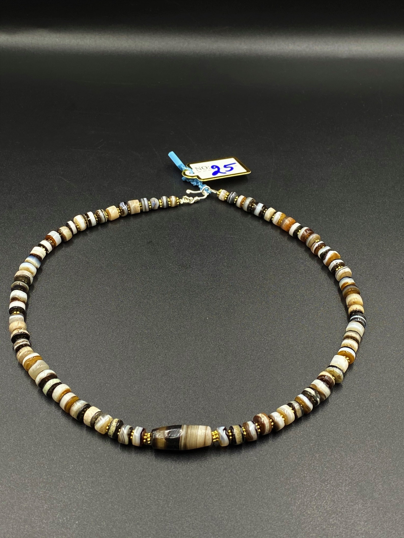 Old Antique Himalayan Ancient Disk Shape Indo Tibetan Banded - Etsy