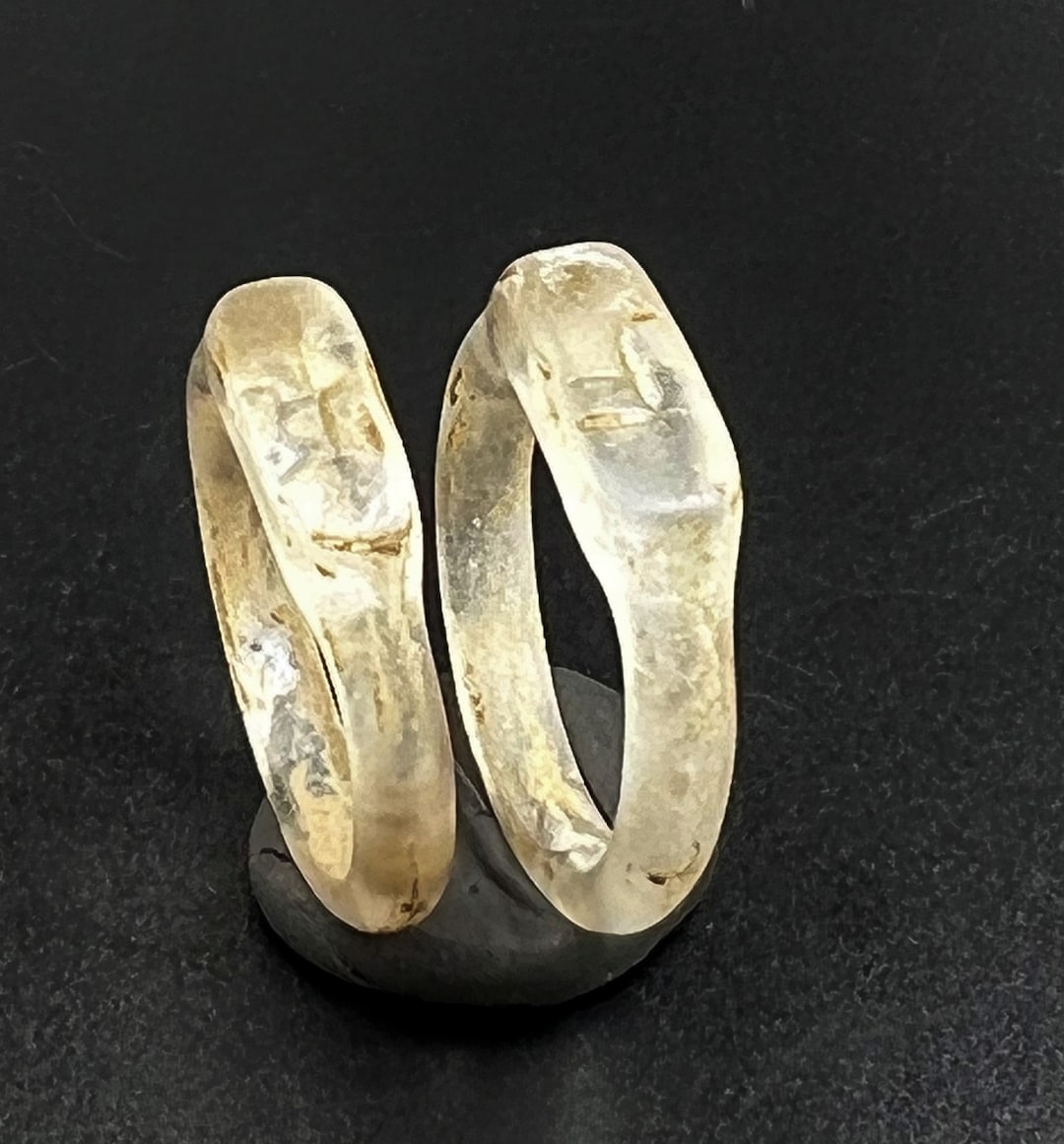 Ancient Bactrian Roman Greek Crystals INTAGLIO STAMP SEAL Couple Rings ...