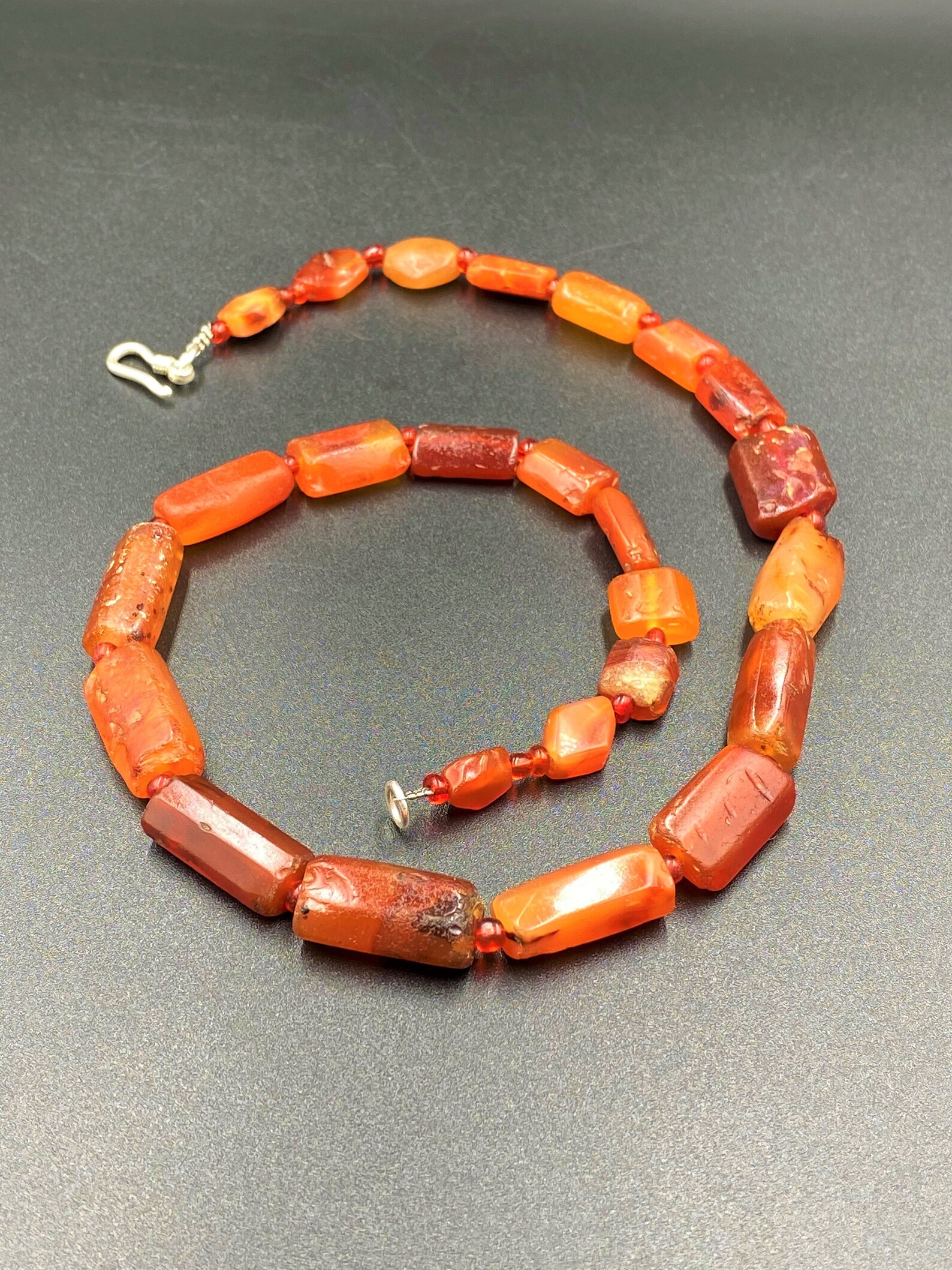 A Beautiful Ancient Carnelian Beads Necklace - Etsy