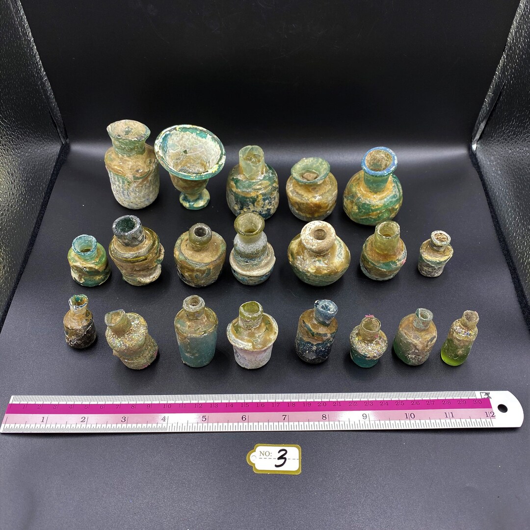 Authentic Ancient Roman Glass Perfume Bottles Circa 1st-2nd Century AD ...