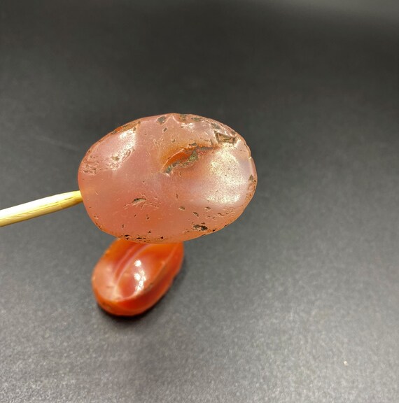 Ancient Haqiq Talisman Middle East Trade Jewelry Carn… - Gem