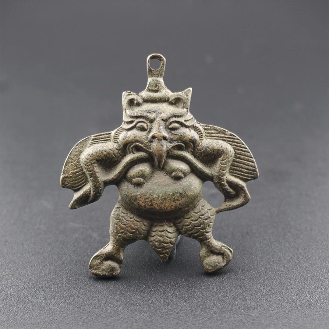 Himalayan Tibetan Bronze Copper Garuda Amulet Spiritual Pendant - Etsy
