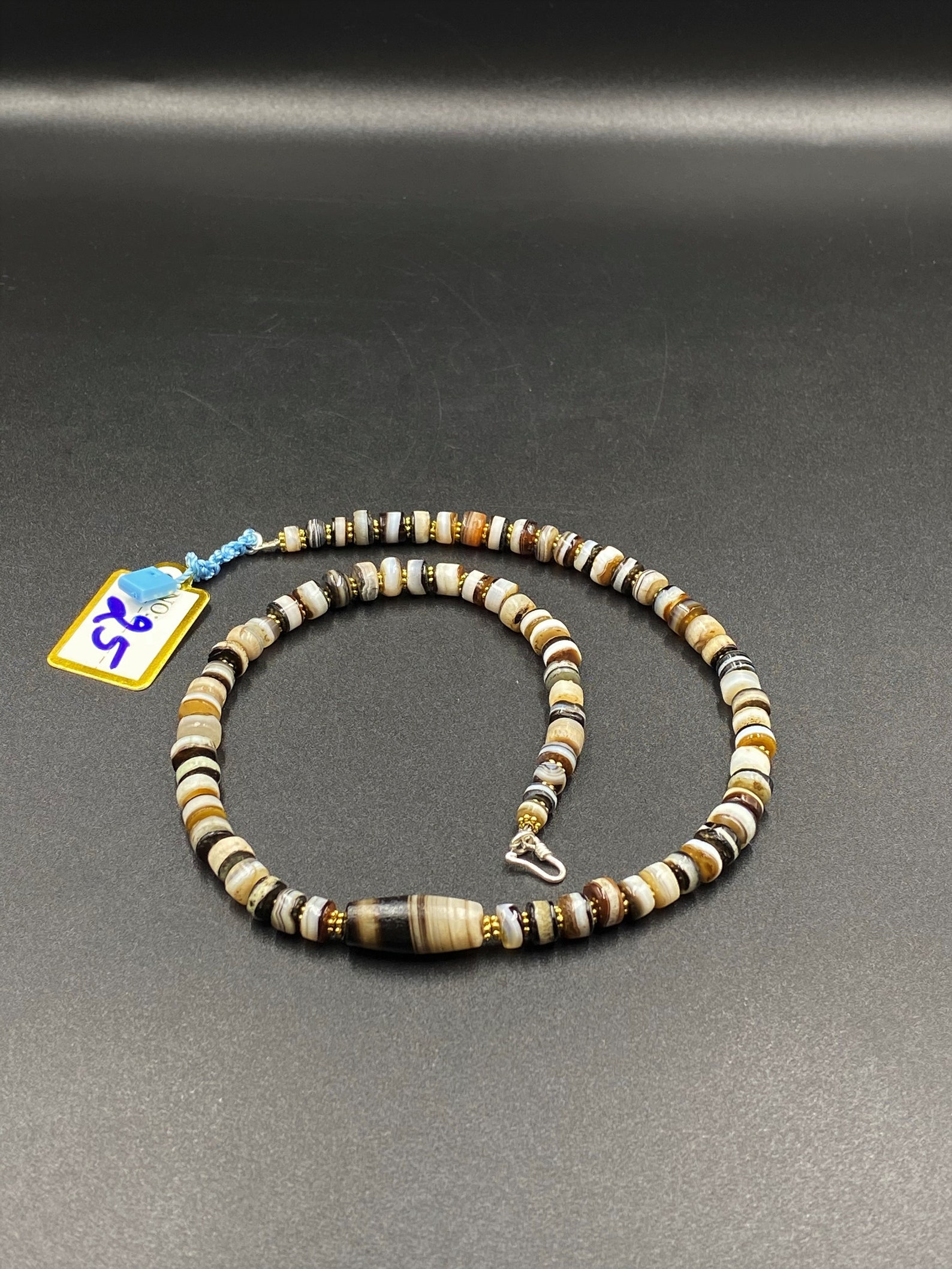 Old Antique Himalayan Ancient Disk Shape Indo Tibetan Banded - Etsy